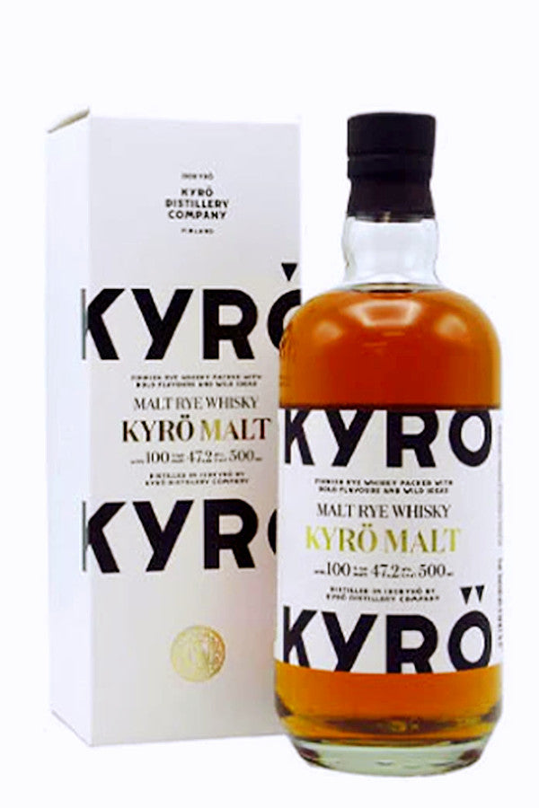 Kyro Malt Rye Whiskey 700ml - White Label – WhiskeyOnline