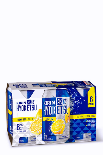 Kirin Hyoketsu Lemon Vodka Soda 6% 330ml 6cans – WhiskeyOnline