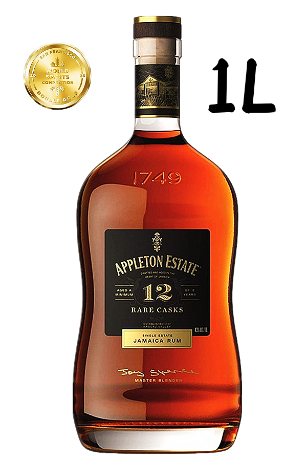 Appleton Estate Rare Cask 12YO Rum 1Lt – WhiskeyOnline