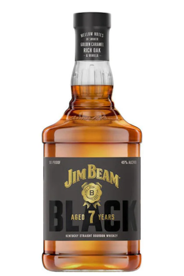 Jim Beam Black 7 Year Old Kentucky Straight Bourbon Whiskey 1L ...